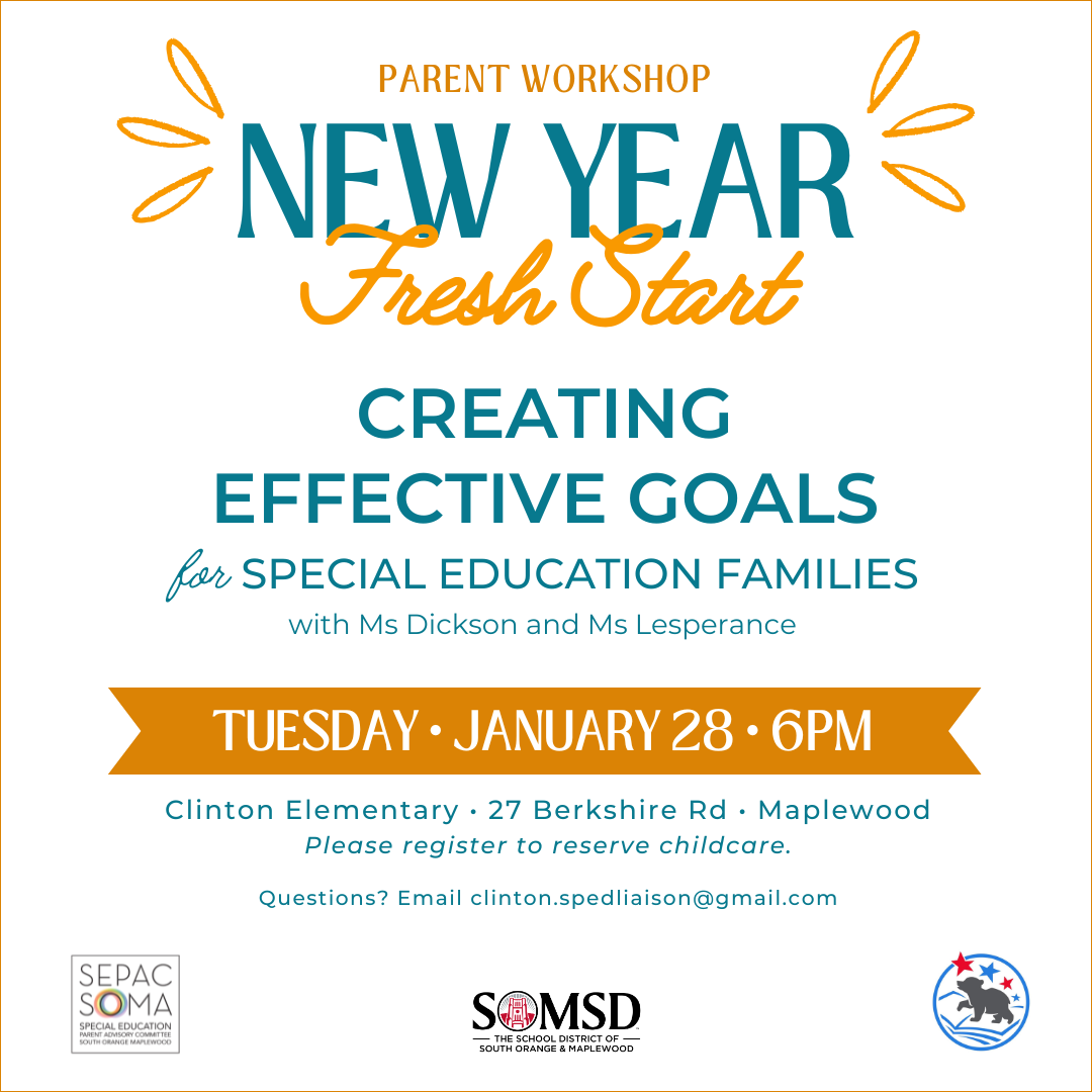 Workshop: Effective Goals at Home, January 2025 – SEPAC SOMA