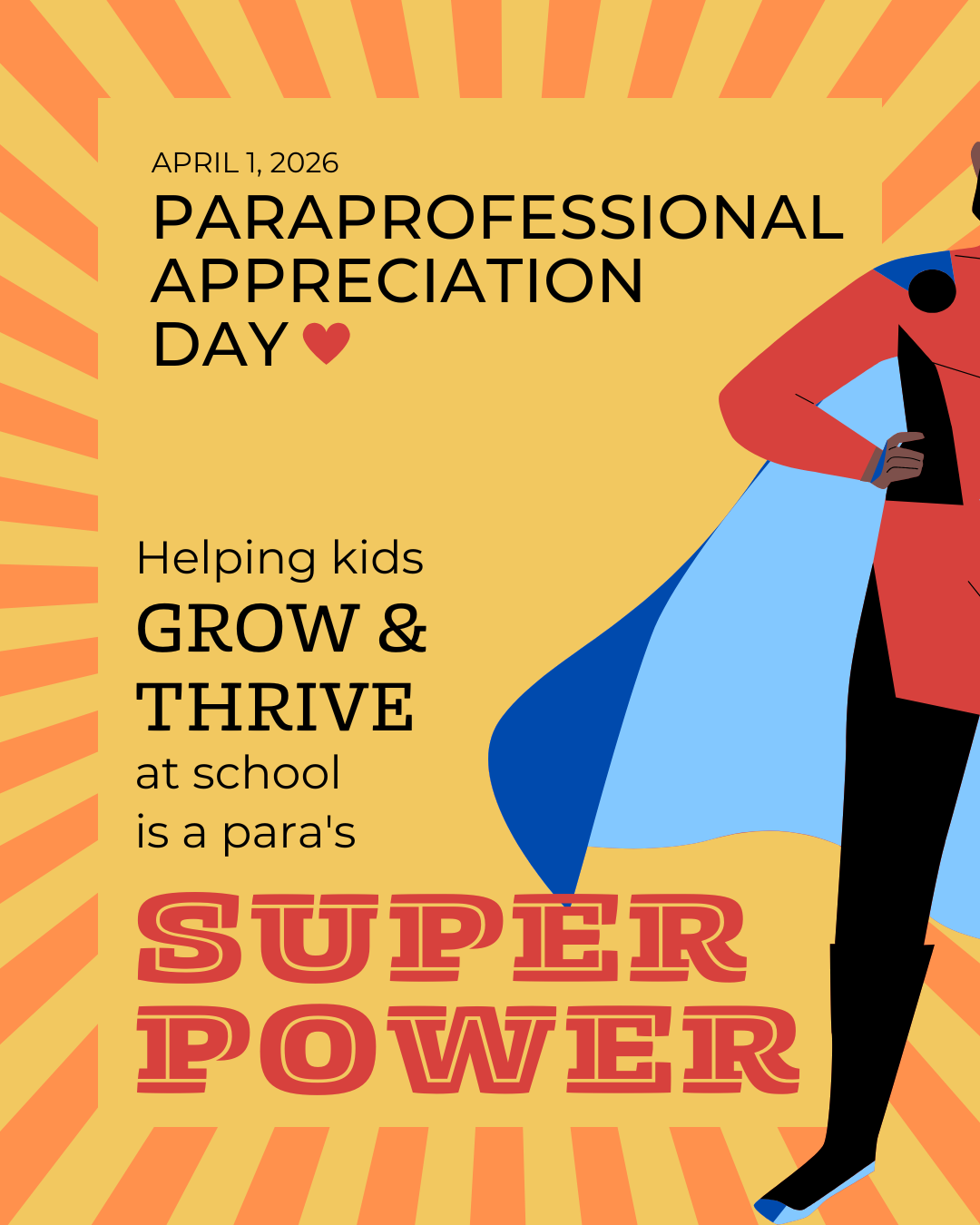 Announcement: Paraprofessional Appreciation Day, April 2026 – SEPAC SOMA